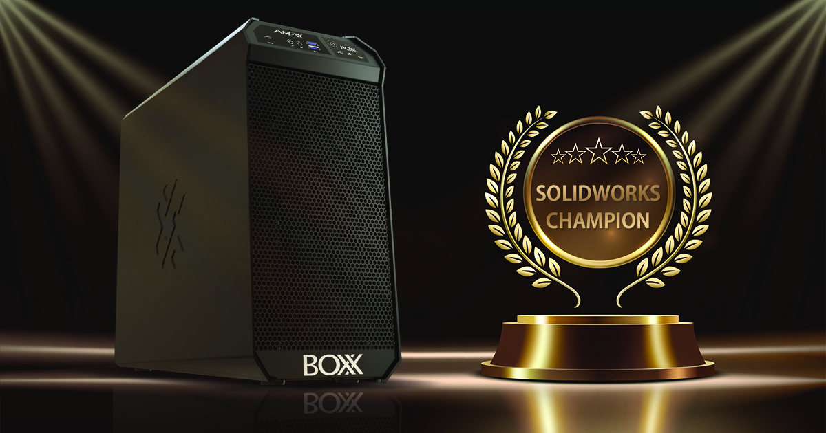 The World’s Fastest SOLIDWORKS Workstation: BOXX APEXX A3