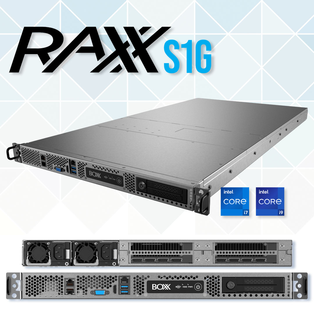 RAXX S1G | Intel Core versatile, professional 1U system
